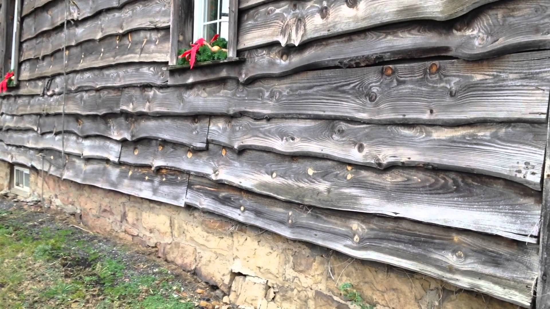 Live edge siding on your cabin - Exterior Renovations